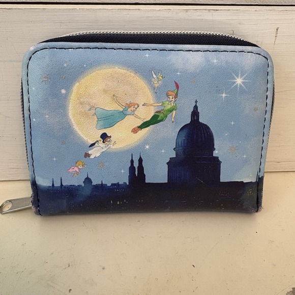 Disney | Bags | Loungefly Disney Peter Pan You Can Fly Zip Around ...